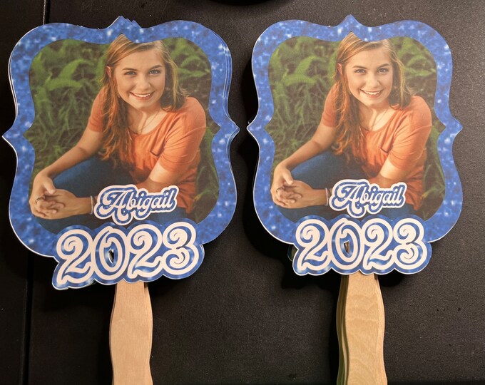 Graduation Hand Fans, Graduation Favors, Class of 2024, Event Fans ...