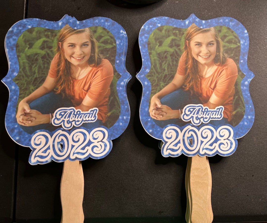 Graduation Hand Fans, Graduation Favors, Class of 2023, Event Fans ...