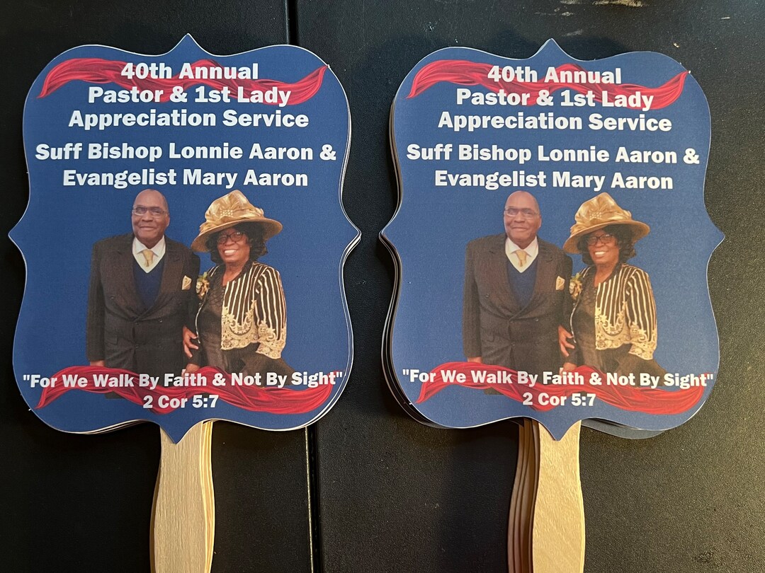 Custom Church Fans, Photo Fans in Memory Of - Etsy