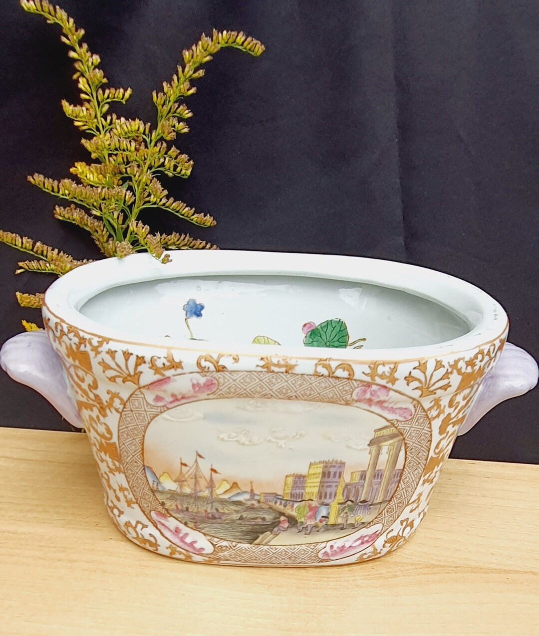 Chinese Hua Rong Tang Zhi Porcelain Planter/ Chinese Porcelain - Etsy