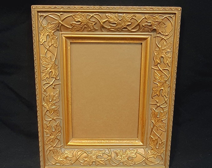 Ornate Gold Photo Frame Holds 5x 7 Gold Color Picture Frame, Embossed ...