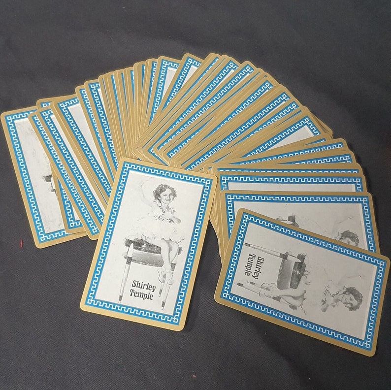 Vintage Shirley Temple Playing Cards Full Set - Etsy