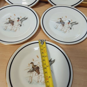 Lenox Special Butter/ Bread Plates, Flying Birds Game Birds Ducks, Set ...
