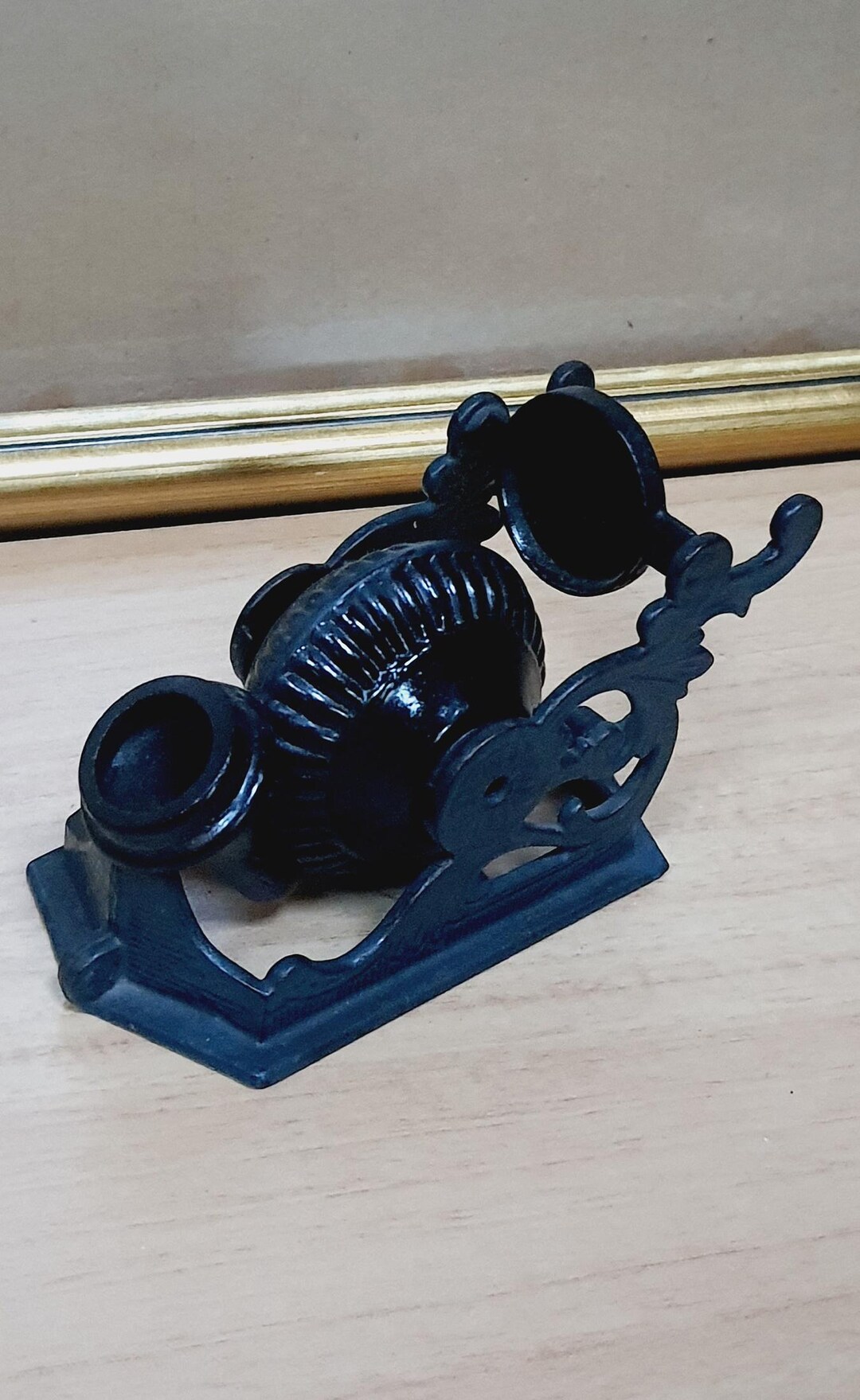 Antique Inkwell Victorian Nautilus Cast Iron Tilting Inkwell, Unique ...