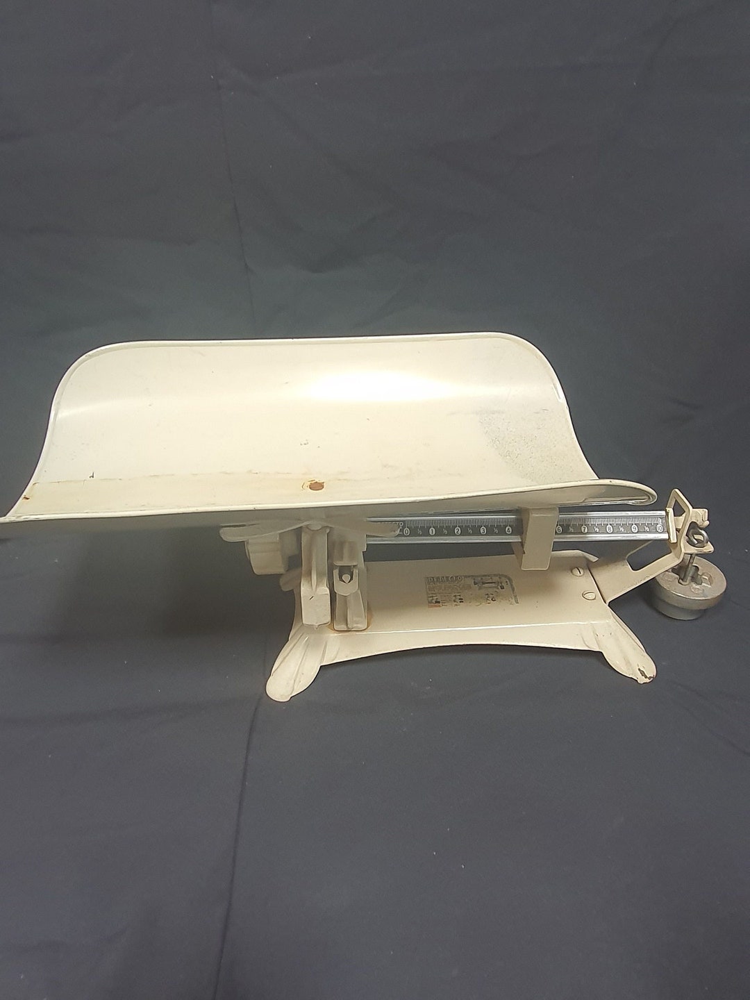 Baby Scale Antique Detecto, Vintage Cast Iron Scale Aluminum Counter ...