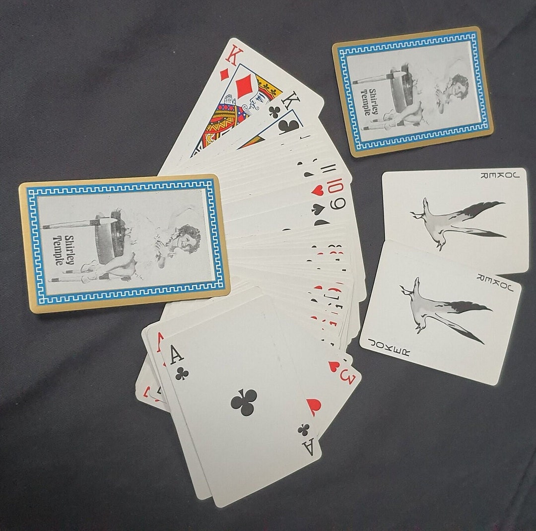 Vintage Shirley Temple Playing Cards Full Set - Etsy