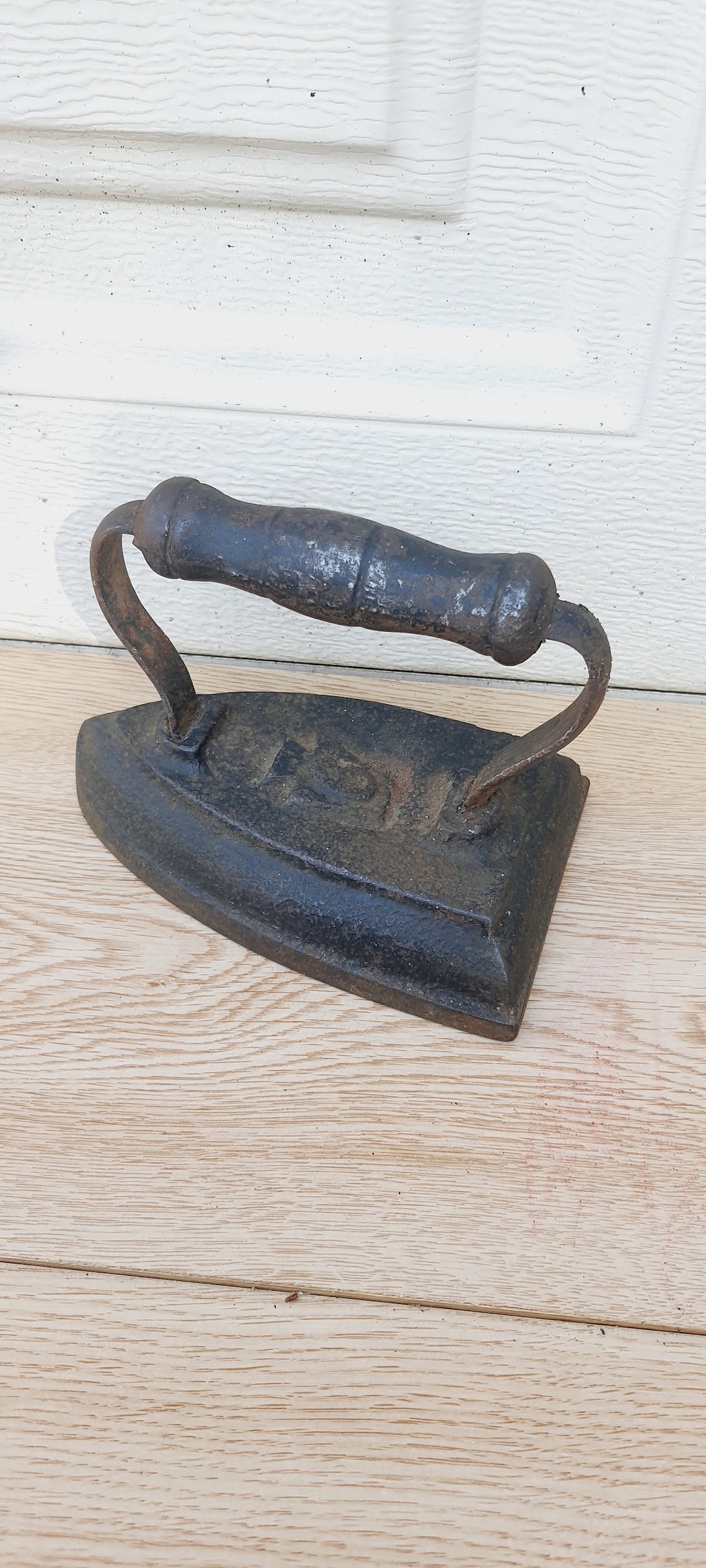 Antique Cast Iron Sad Iron, 1900s, Rustic Primitive Sad Flat Iron #6 ...