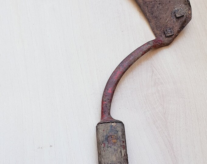 Vintage True Temper Hand Sickle, Antique Corn Stalk Knife Scythe Cutter ...