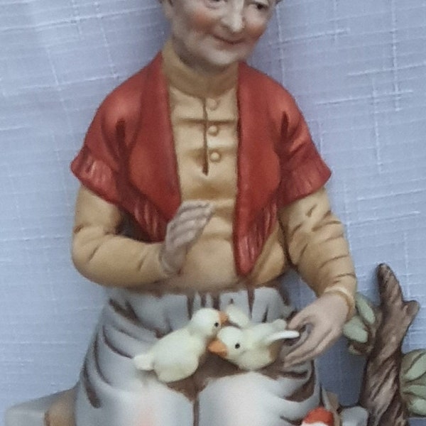 Old Woman Sculpture - Etsy