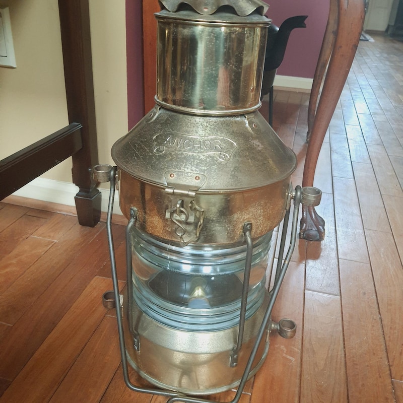 Vintage Oil Lamp Ship - Etsy