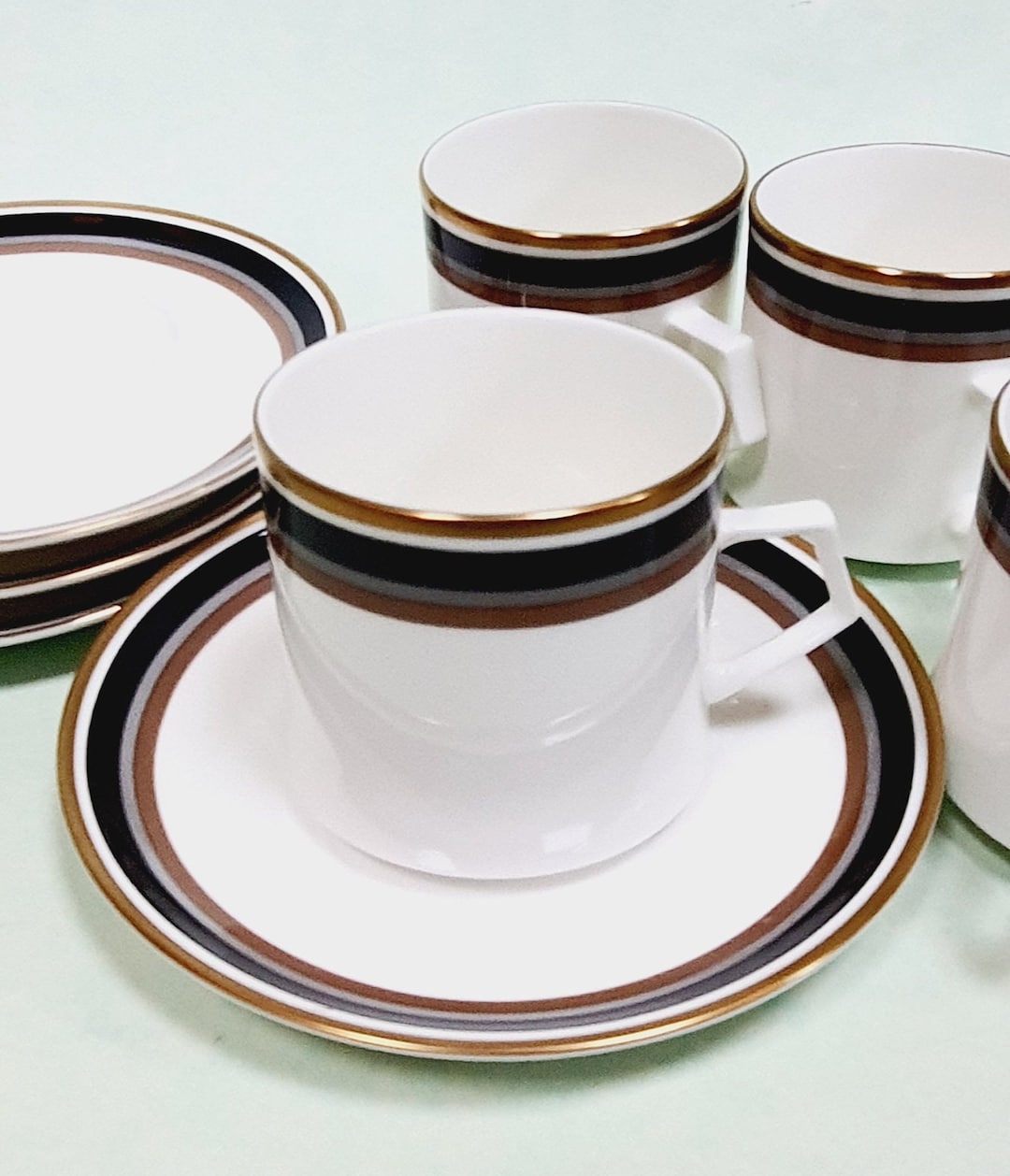 8 Mikasa Cups and Saucers Set of 8/ Vintage Mikasa Bone China Tea Cup ...