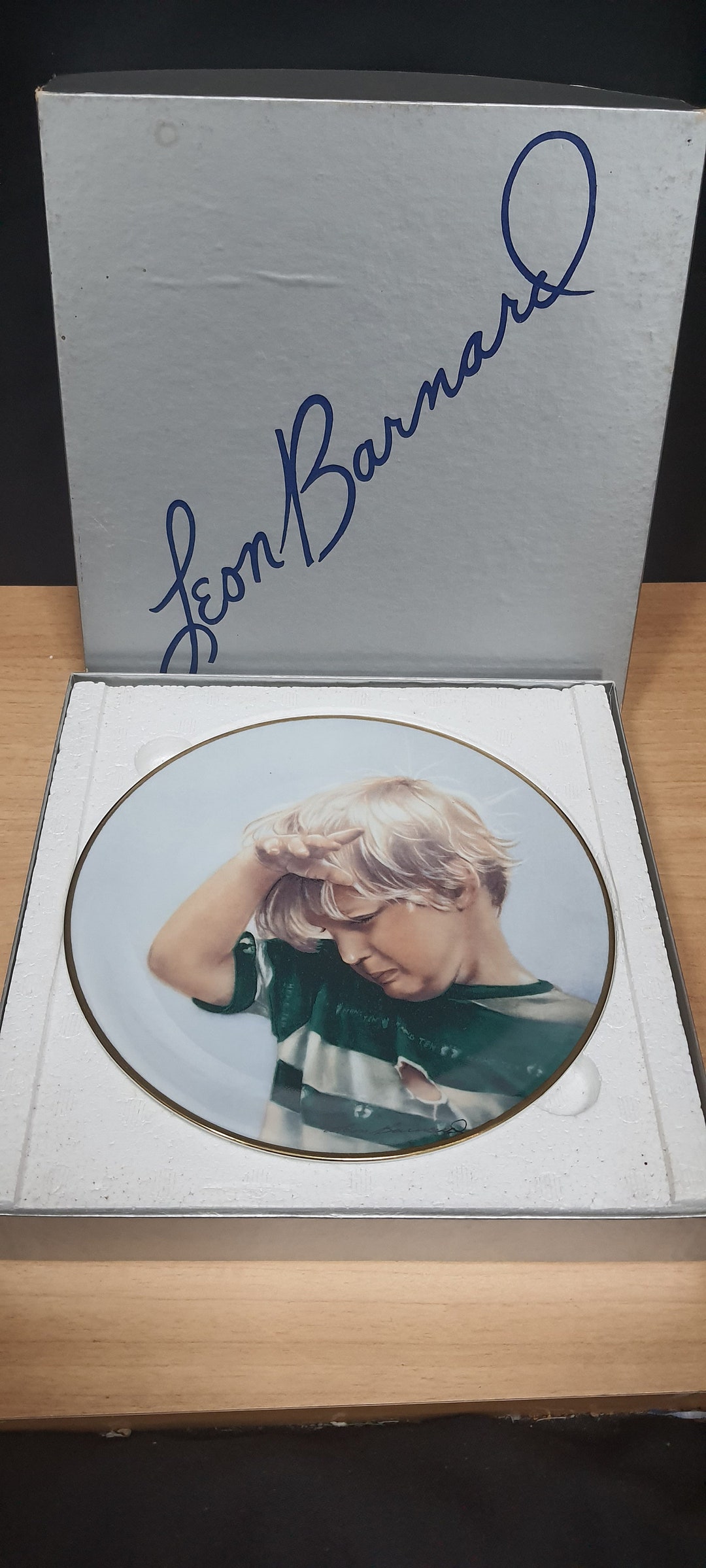 Leon Barnard WEDNESDAY'S CHILD Plate 3rd in the Series of Children of ...
