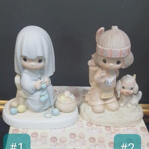 Precious Moments Figurines Collection Vintage Porcelain Statue, Enesco ...