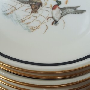 Lenox Special Butter/ Bread Plates, Flying Birds Game Birds Ducks, Set ...