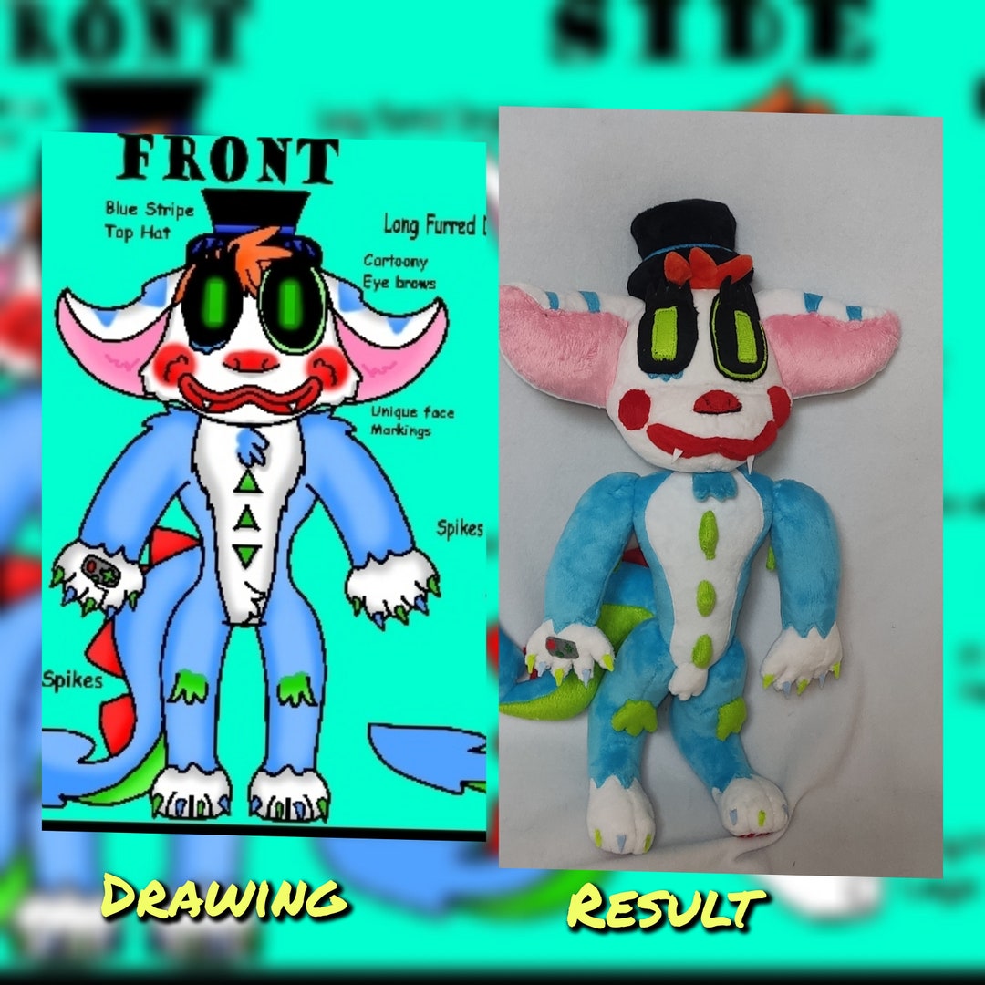 Plush Toy From Drawing. Chibi Plushie. Collection Doll. - Etsy