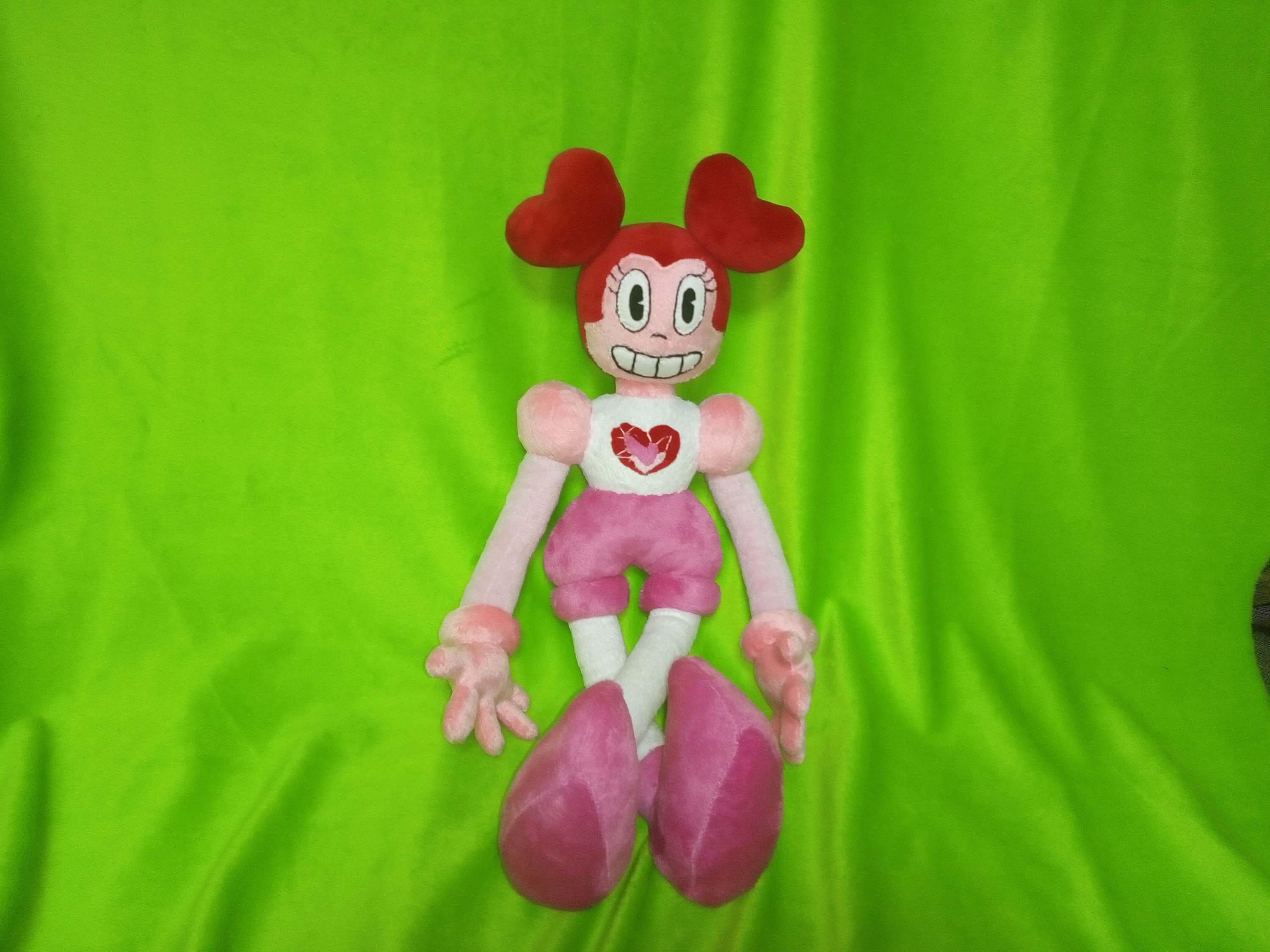 This is an example of a plush toy Spinel plush toy from Steven | Etsy