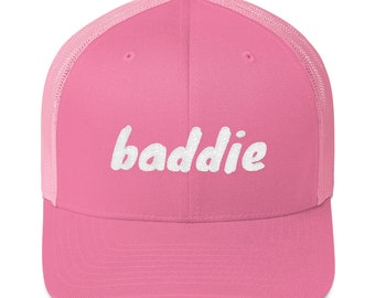 Baddie Trucker Hat - Etsy