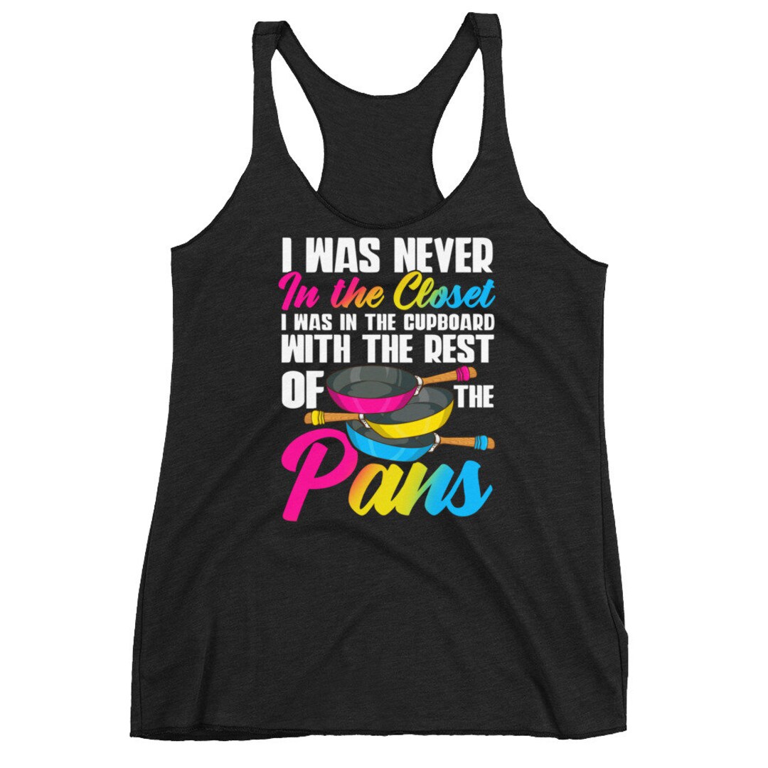 Funny Pansexual Pride Gift Pans Women's Racerback Tank - Etsy