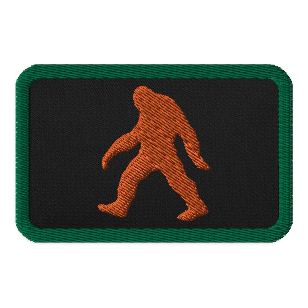 Bigfoot Sasquatch Embroidered Embroidered Patches - Etsy