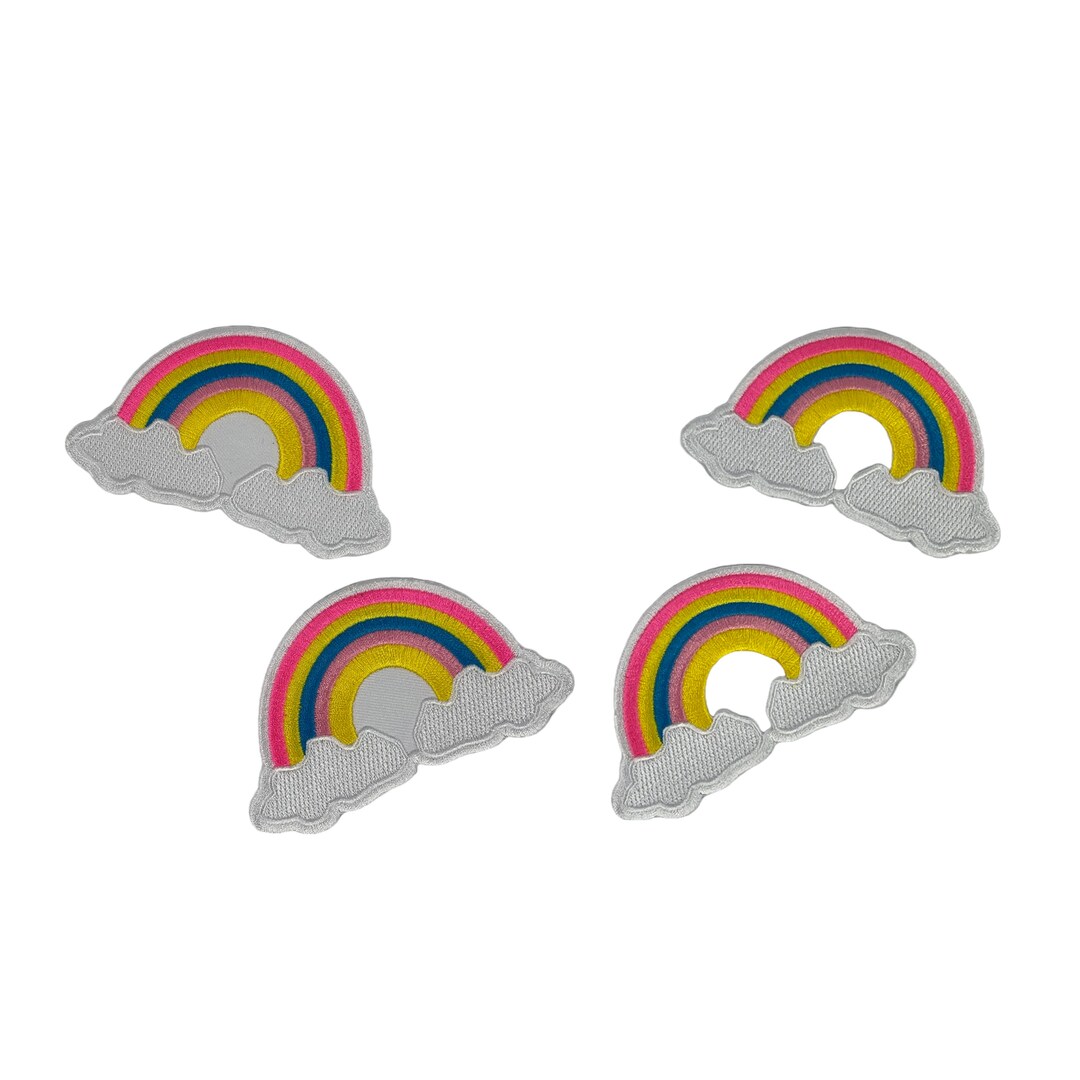 2-piece Patch Set Rainbow Patch Rainbow With Cloud Patch - Etsy