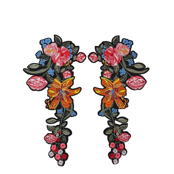 Flower Iron on Patch - Etsy