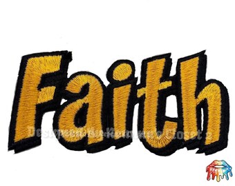 Faith Iron on Patch - Etsy