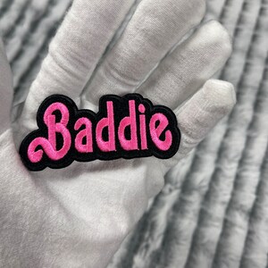 1-piece Baddie Patch 3 Embroidered Iron-on Patch - Etsy