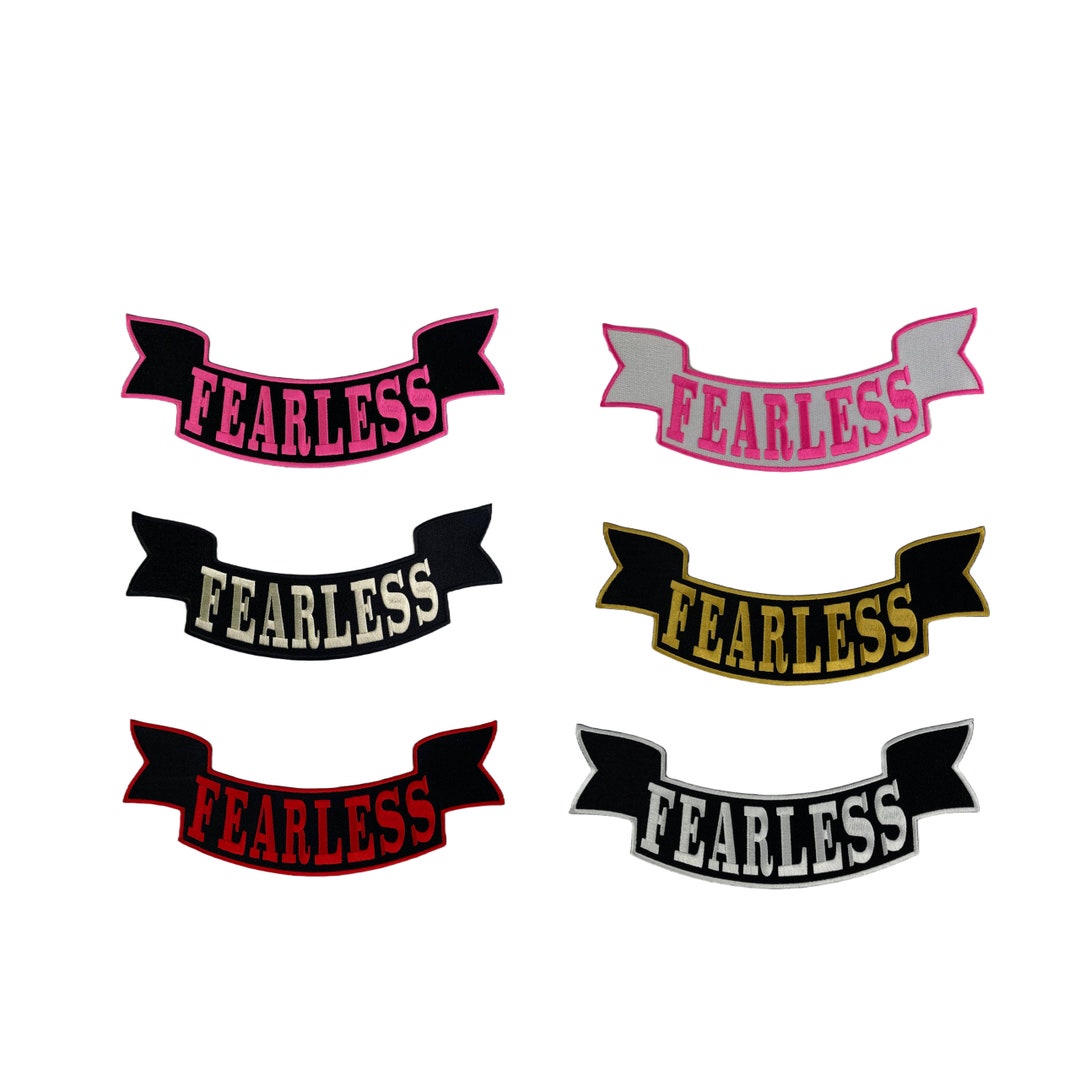1-piece Fearless Patch 11 Embroidered Iron-on Patch - Etsy