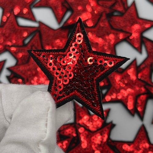 5pc/set 3 Star Patch Red Star Patch Iron on Patch - Etsy