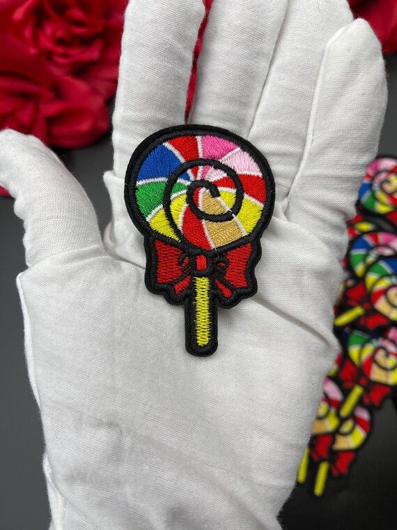2pc/set 2 3/4 Lollipop Patch Colorful Candy Patch - Etsy
