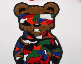 Chenille Bear Patch | Etsy