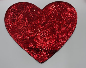 Sequin Heart | Etsy