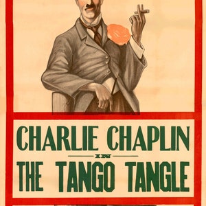 6 Charlie Chaplin Movie Posters in PNG - Etsy