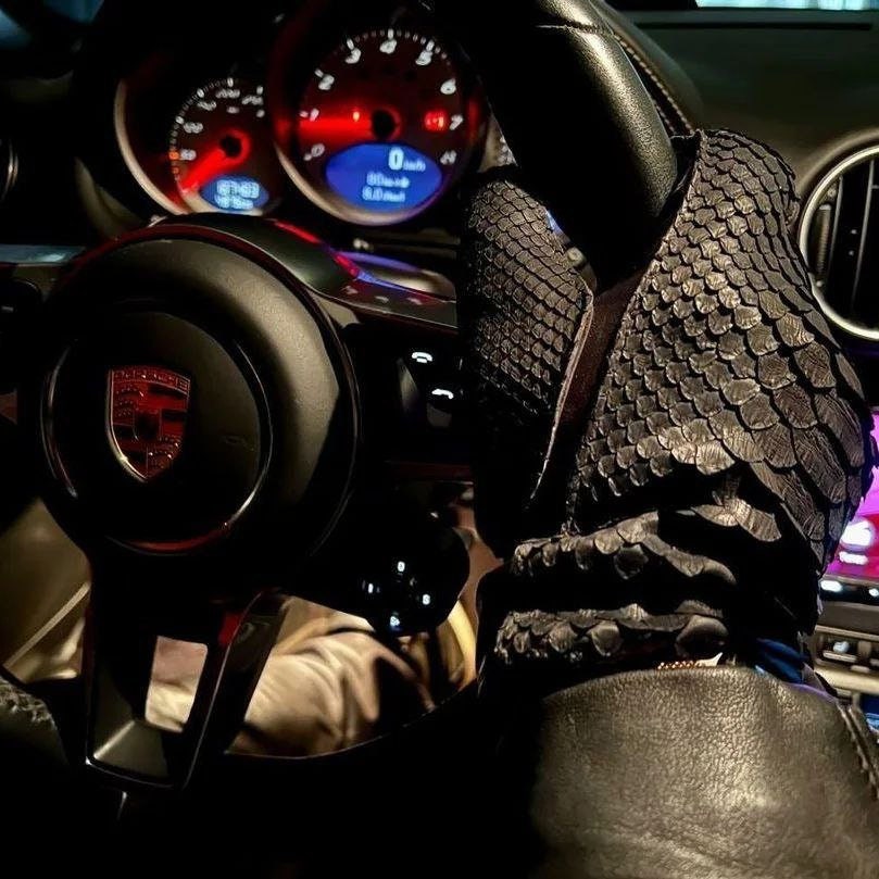 LIMITED Python Driving Gloves +GIFT, Luxury Leather Unisex Gloves ...