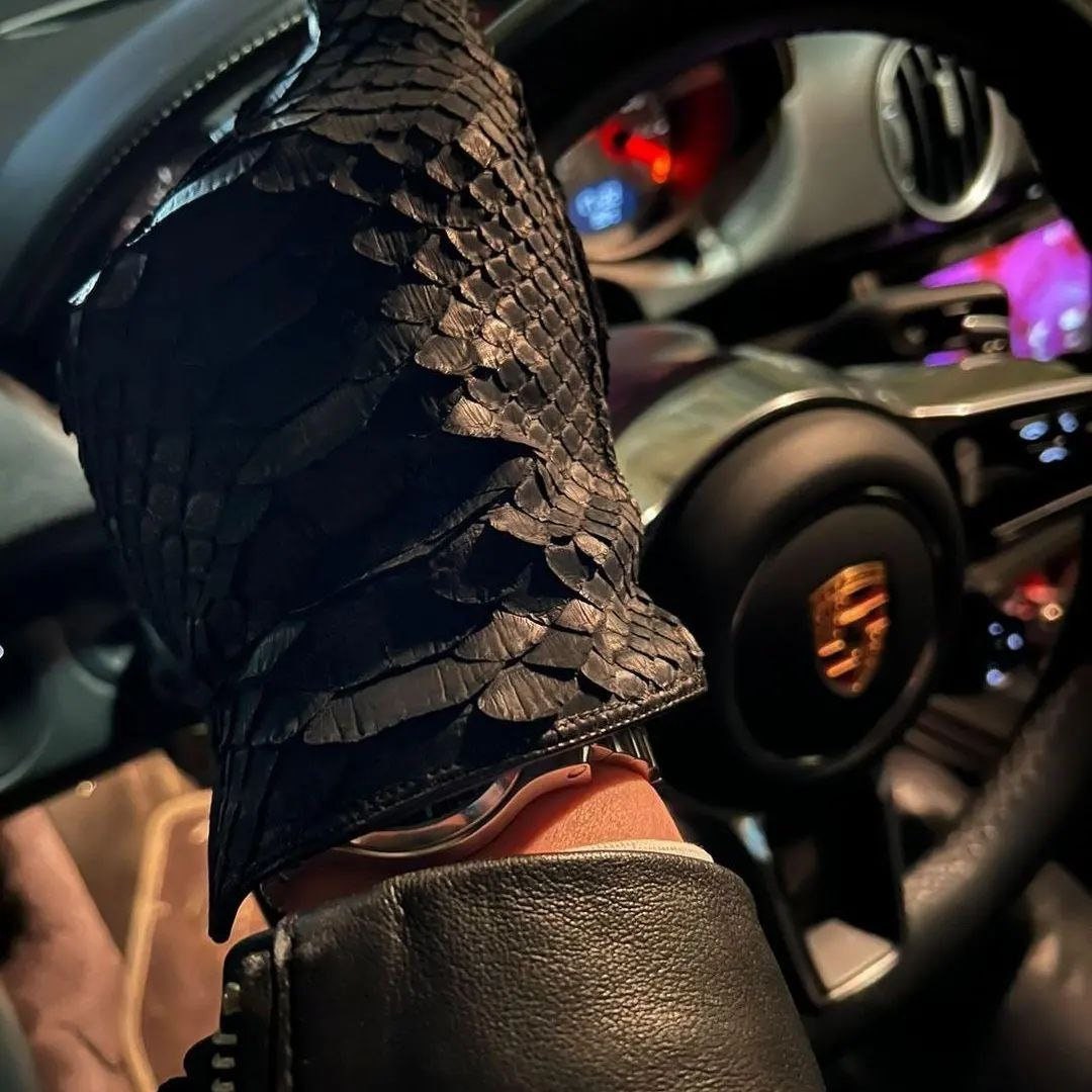 LIMITED Python Driving Gloves GIFT, Luxury Leather Unisex Gloves ...