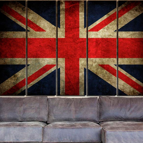 British Flag Print - Etsy
