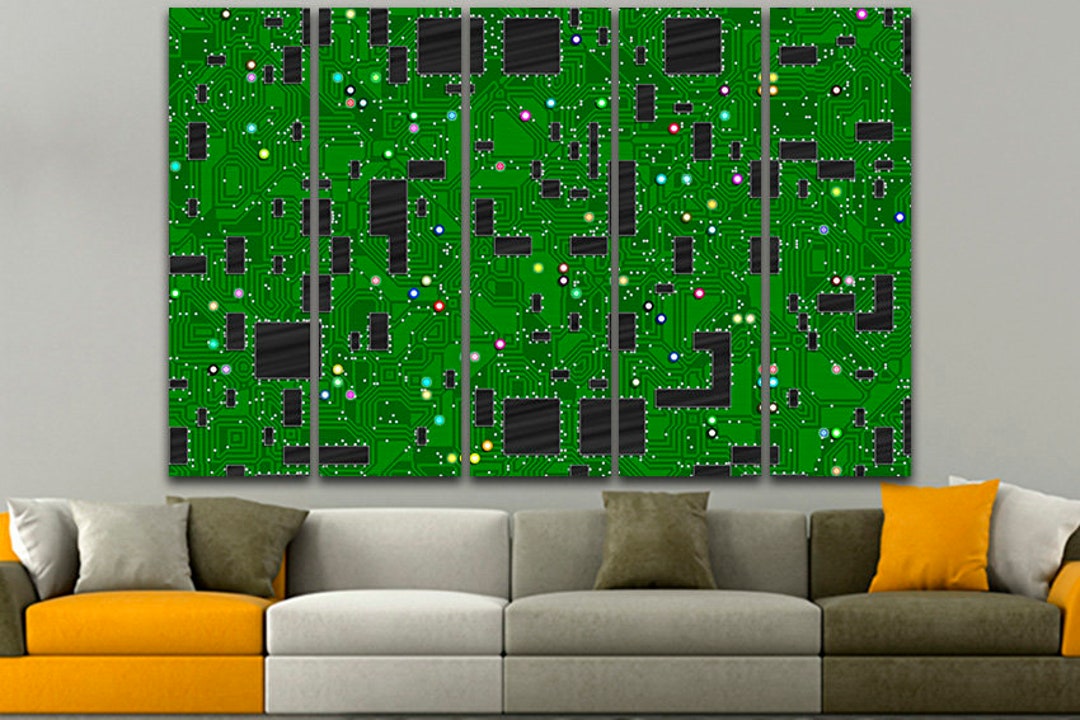 Processor Print on Canvas Ready to Hang Processing Wall Art Electronic ...