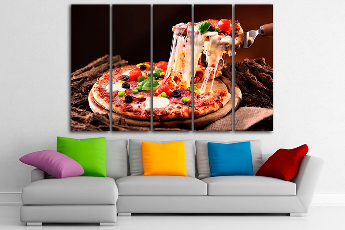 Pizza Art Prints Restaurant Decor Pizza Print Food Wall Art - Etsy