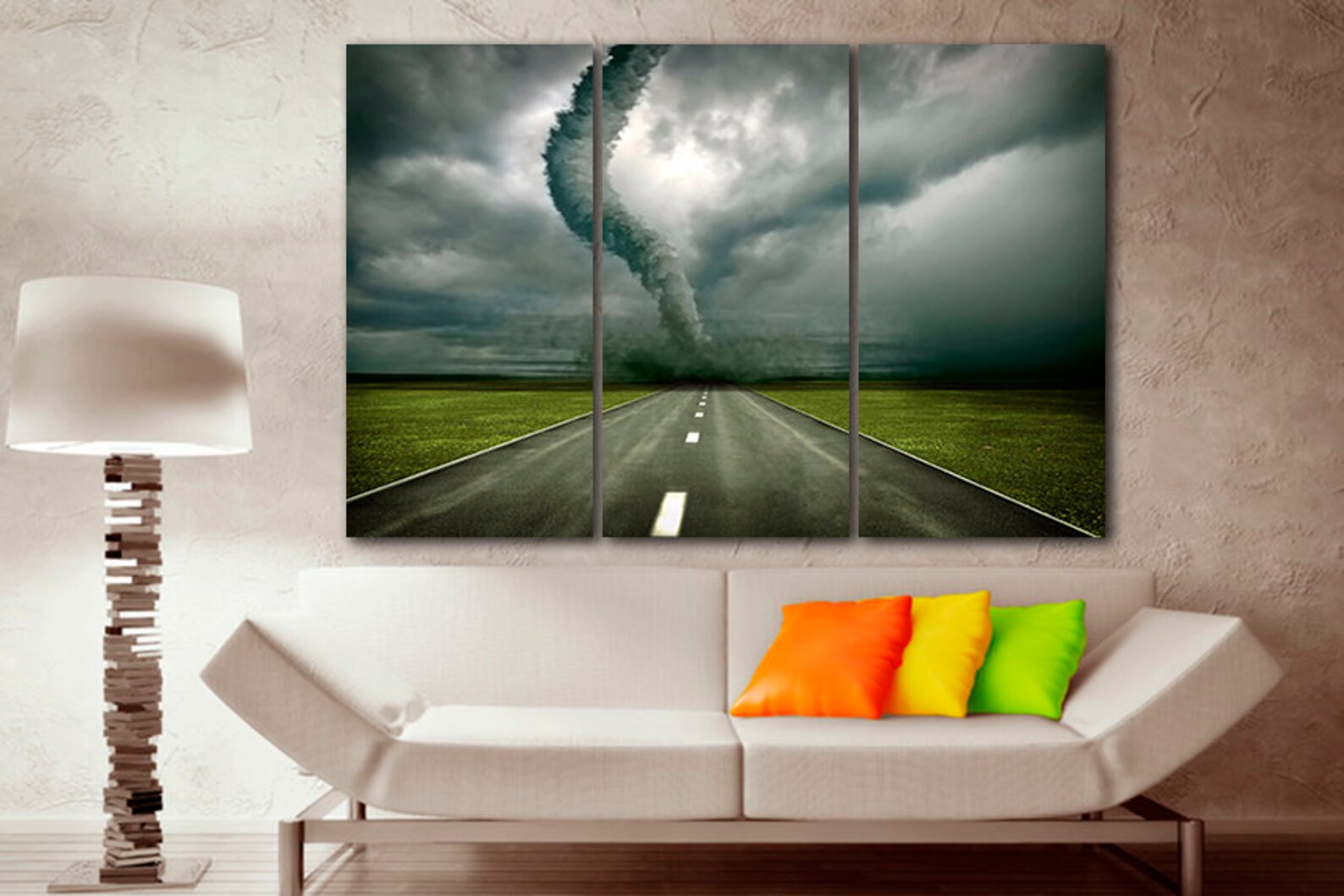 Tornado canvas Storm wall art Weather décor Tornado photo Rain | Etsy