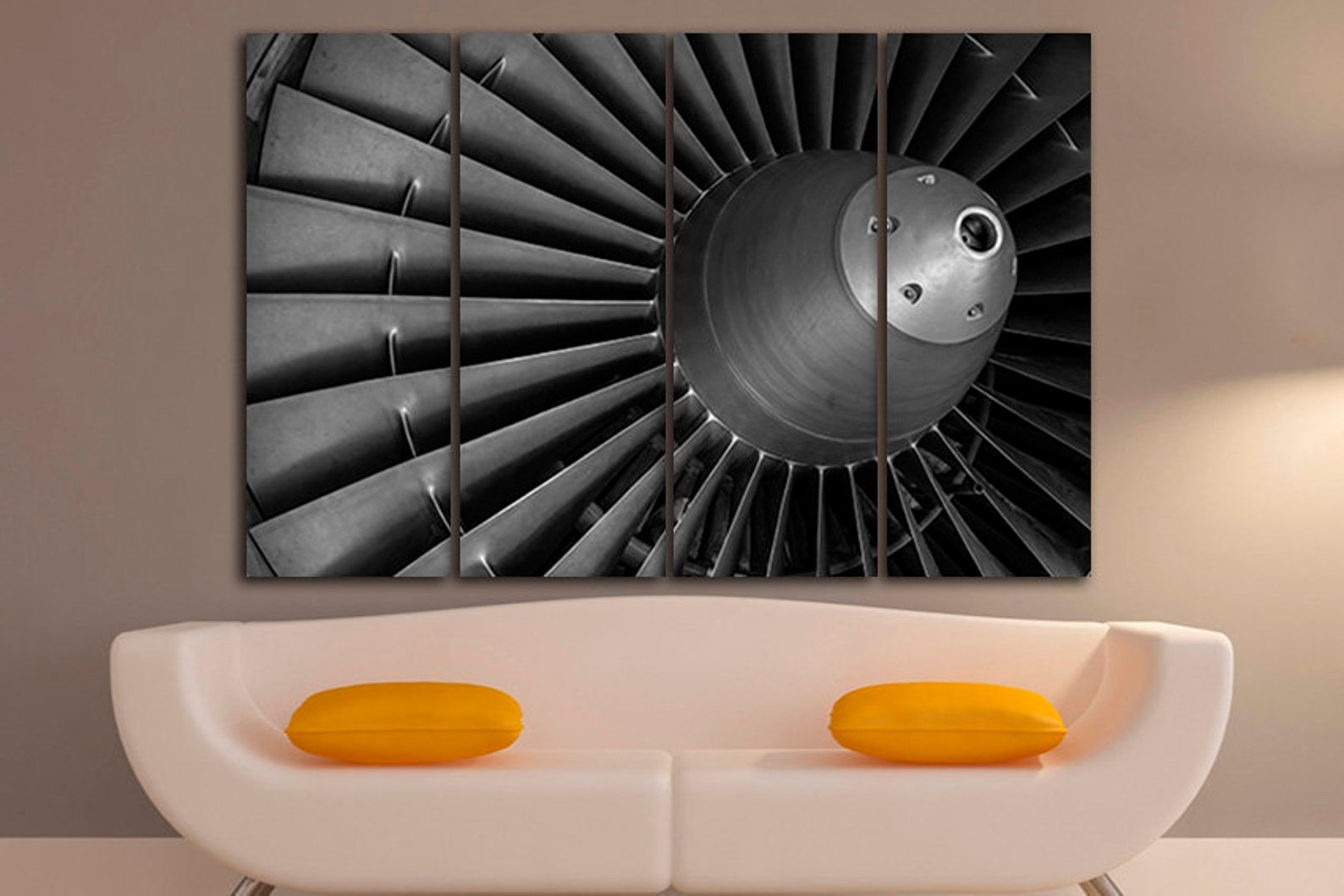 Aircraft Engine Artwork Poster Airplane Wall Decor Engine - Etsy