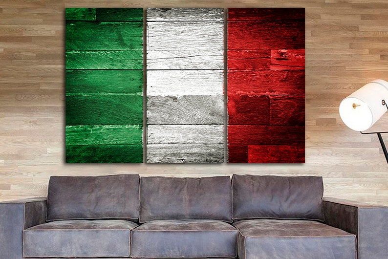 Italy flag Print art Italy flag canvas Flag Italy print Flag | Etsy