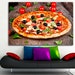 Pizza Digital Print Cafe Wall Art Pizza Canvas Food Home Decor - Etsy