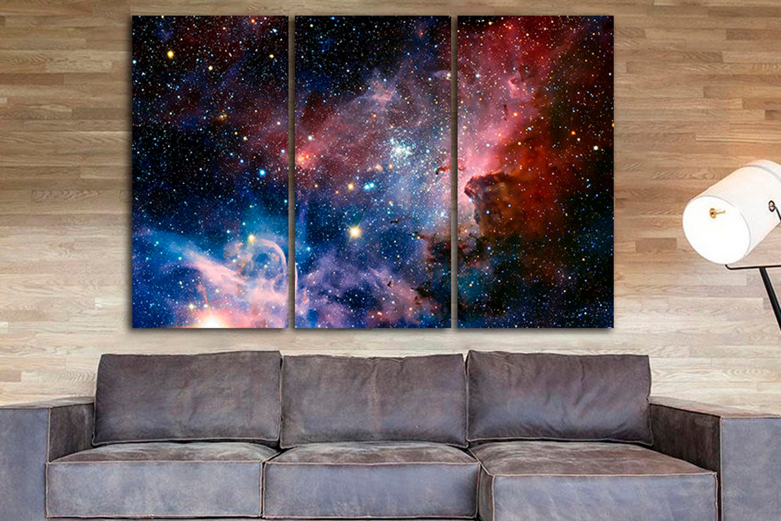 Space Wall Art Nebula Decor Space Canvas Space Poster - Etsy