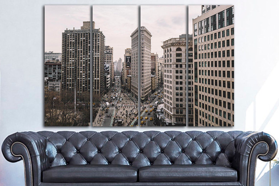 Flatiron Building Wall Art Canvas New York Print City Photo - Etsy