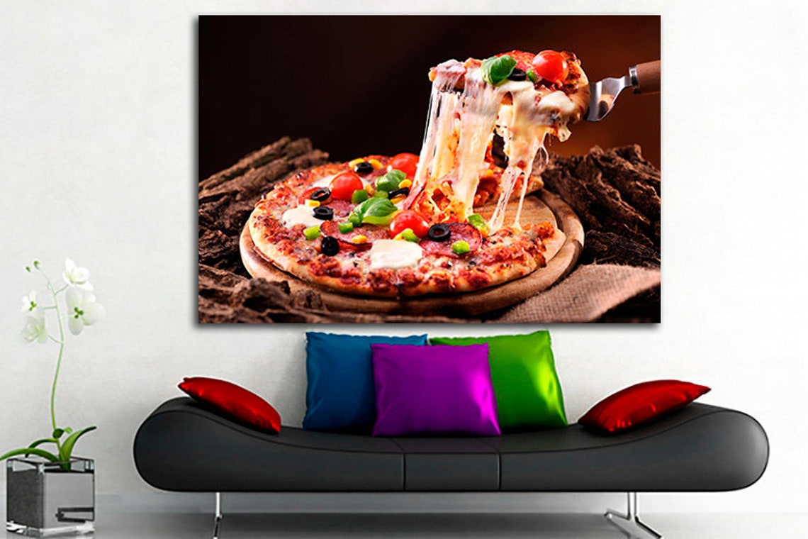 Pizza Art Prints Restaurant Decor Pizza Print Food Wall Art - Etsy