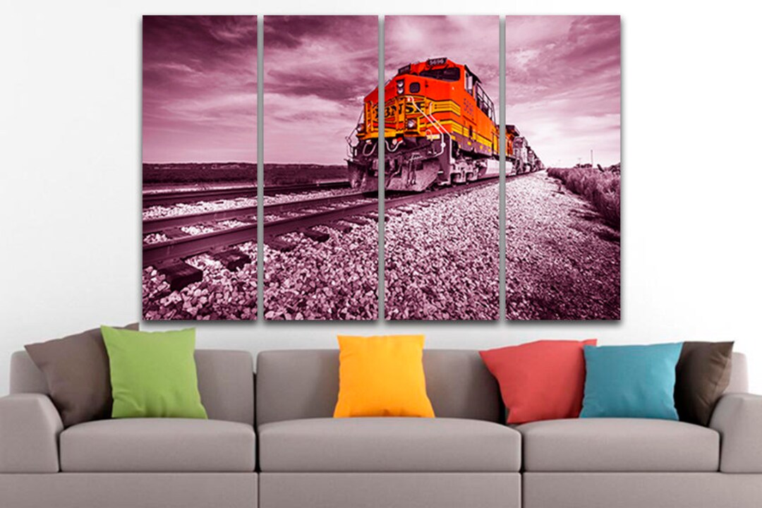 Locomotive Train Canvas Art Train Print Train Art Train Canvas Train ...