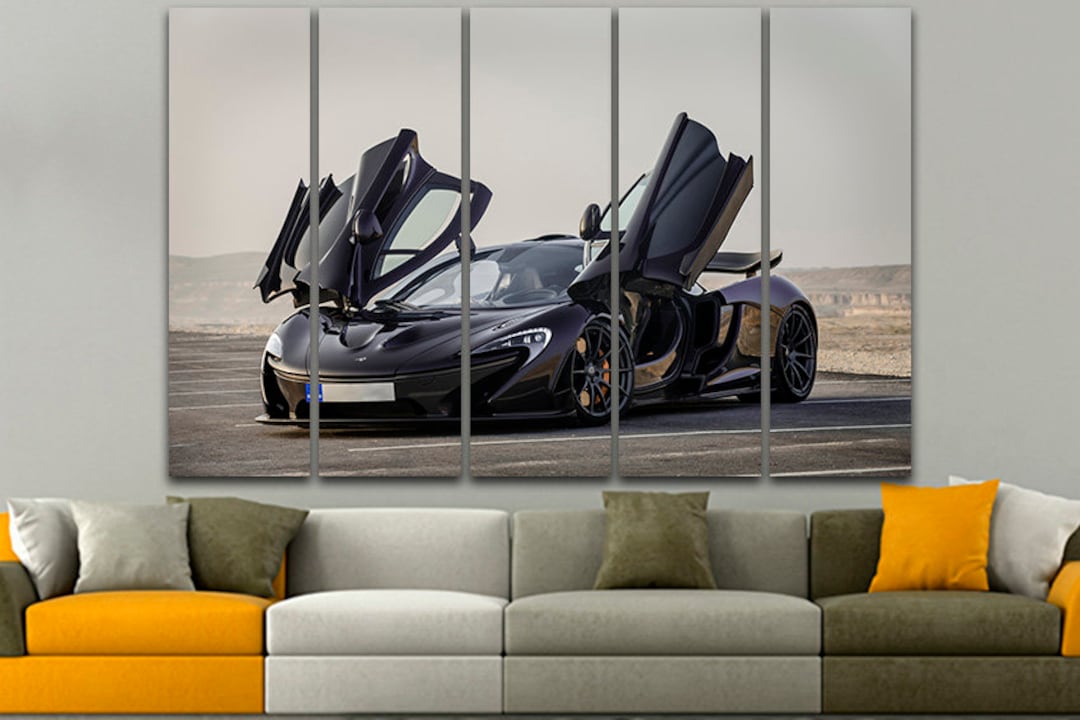 Sport Car Canvas Racing Car Wall Print Muscle Wall Decor Cars Poster ...