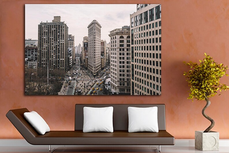 Flatiron Building Wall Art Canvas New York Print City Photo - Etsy