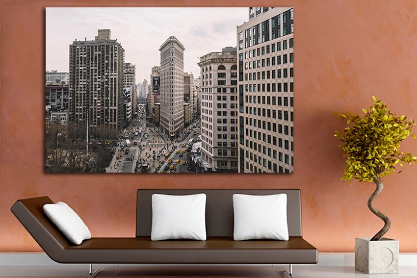 Flatiron Building Wall Art Canvas New York Print City Photo - Etsy