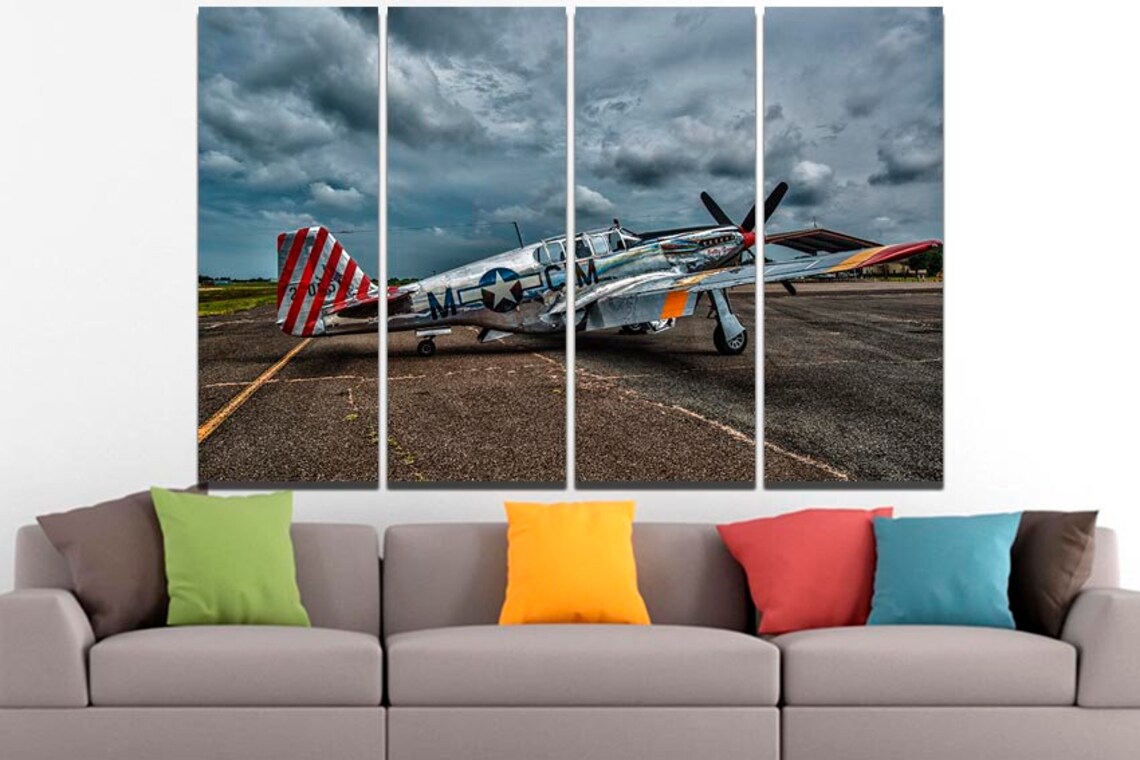 Aircraft print Airplane canvas Aircraft wall art Airplane | Etsy